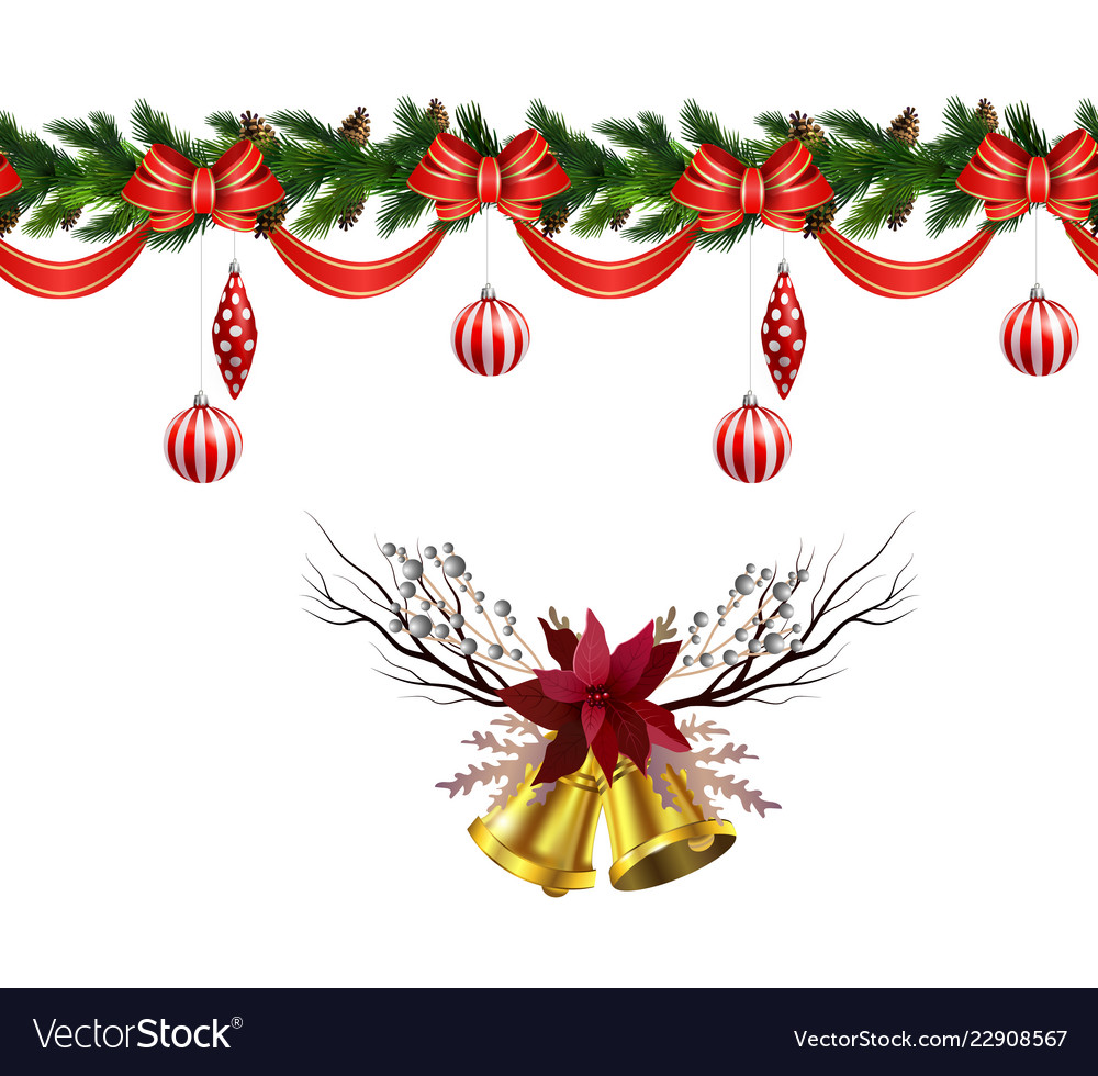 Christmas elements for your designs Royalty Free Vector