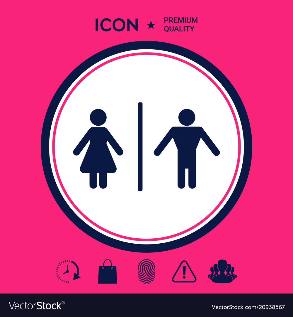 Man And Woman Icon Royalty Free Vector Image Vectorstock