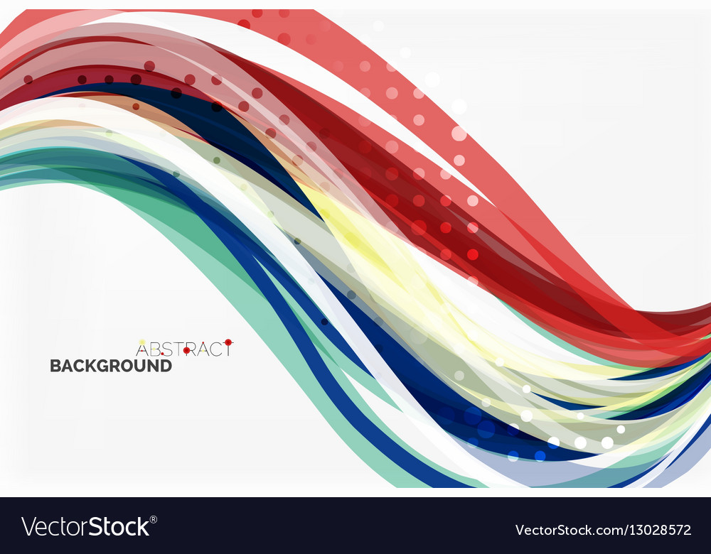 Flowing abstract background Royalty Free Vector Image