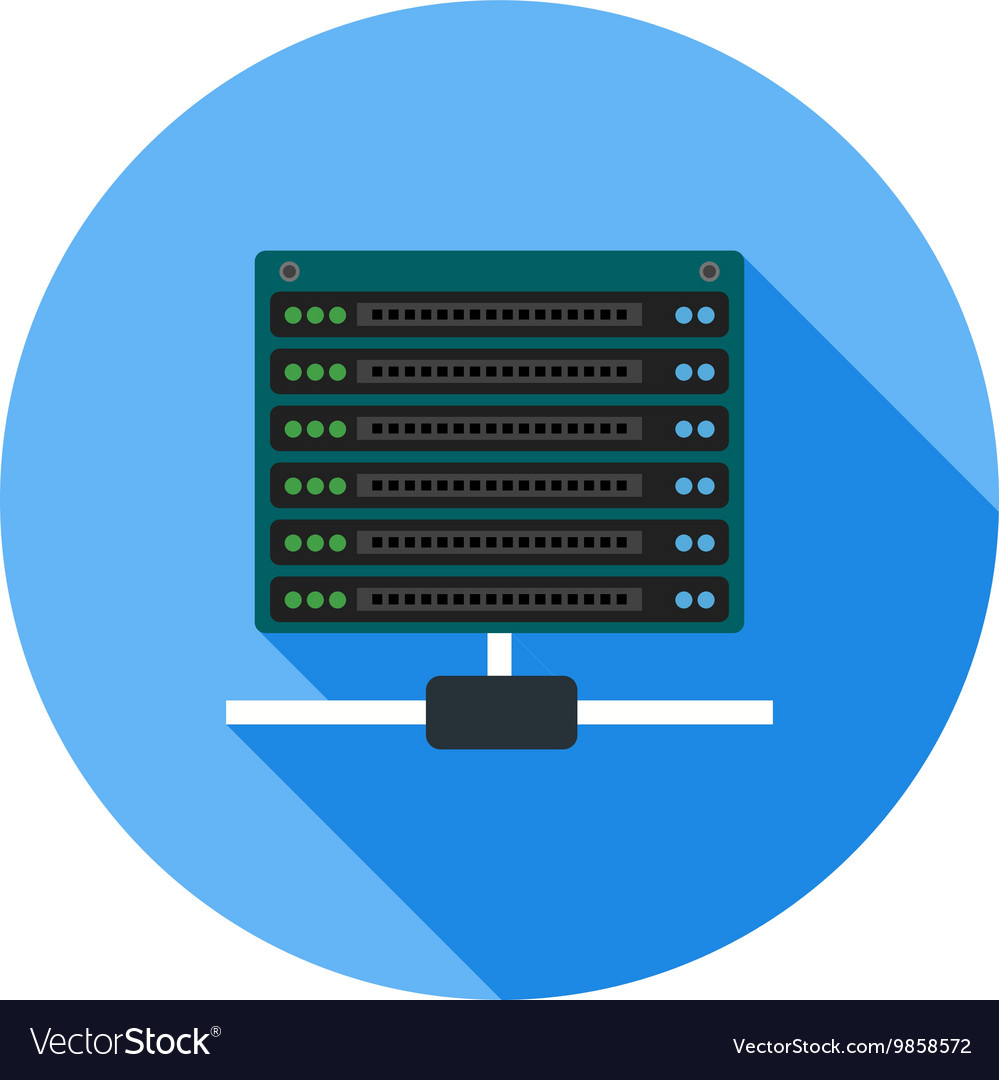 Multiple servers Royalty Free Vector Image - VectorStock
