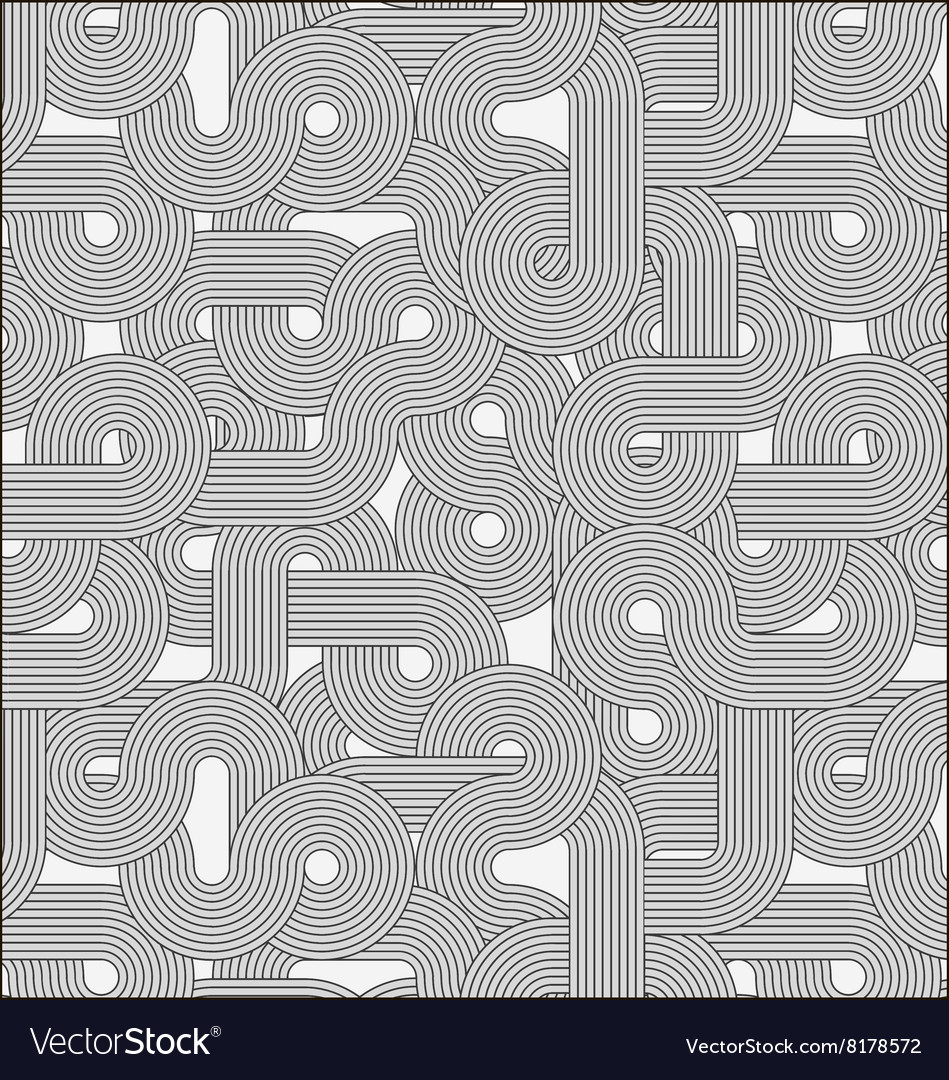 Round-lines-pattern-grey Royalty Free Vector Image