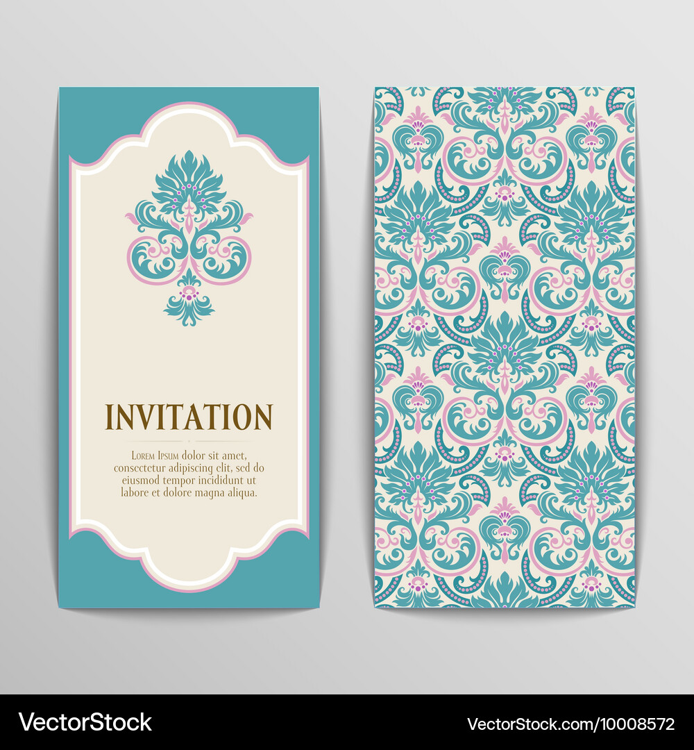 Set of greeting cards Royalty Free Vector Image