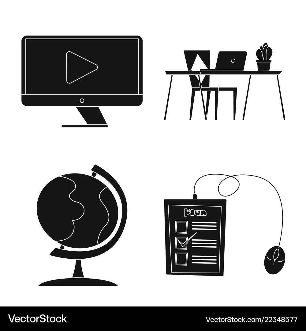 Design of education and learning logo Royalty Free Vector