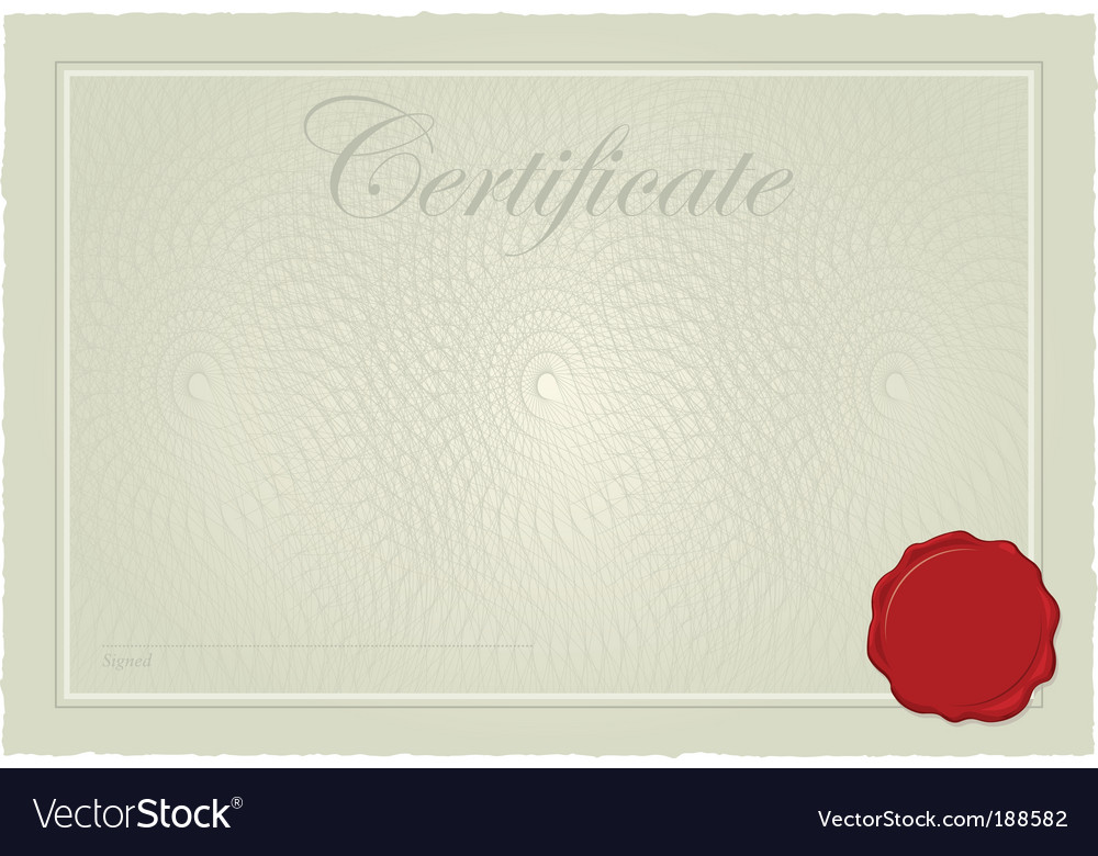 Certificate frame Royalty Free Vector Image - VectorStock