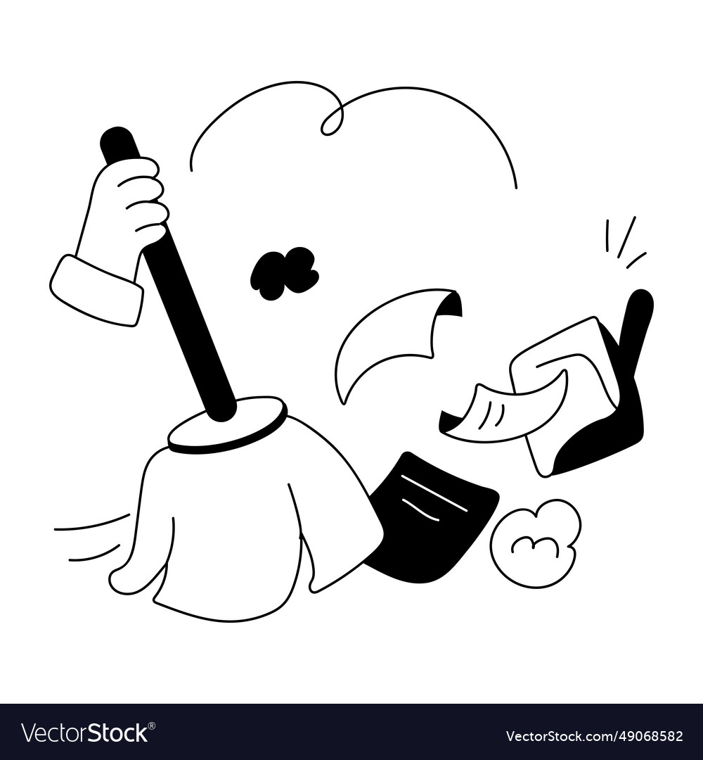 Data cleaning Royalty Free Vector Image - VectorStock