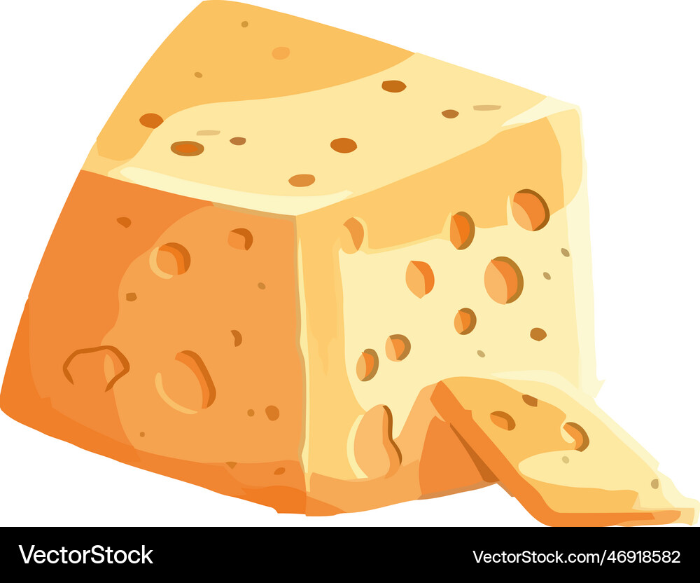 Fresh mozzarella cheese food icon Royalty Free Vector Image