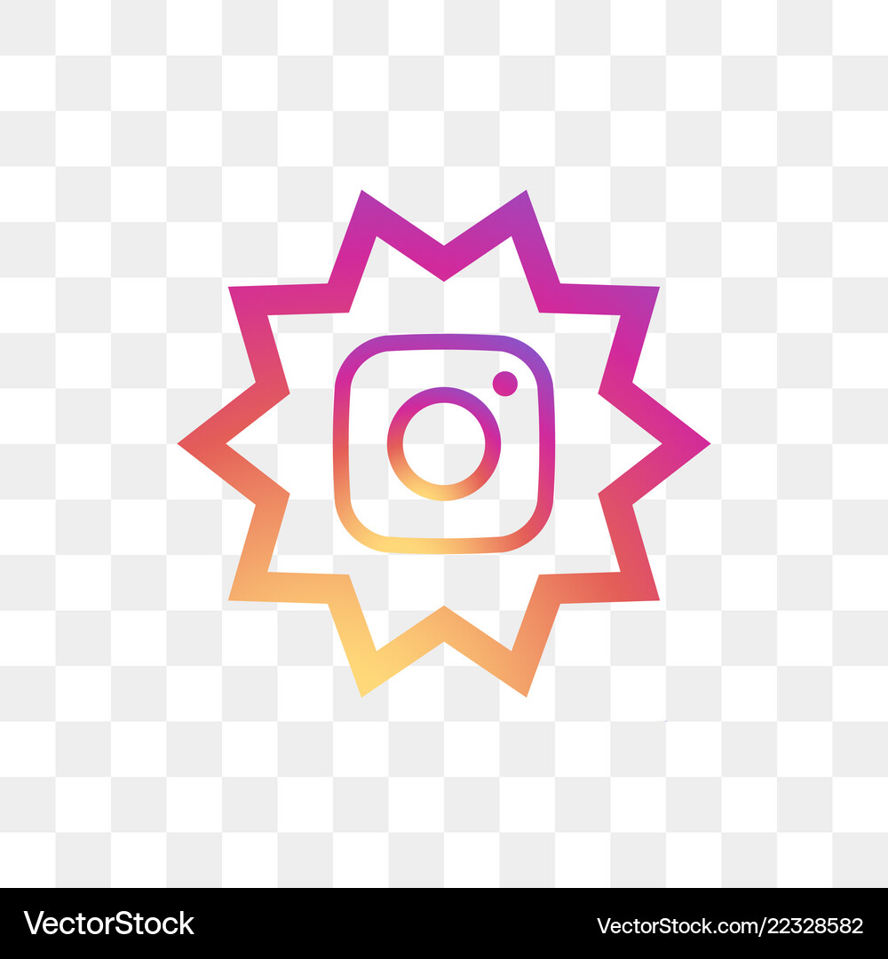 Instagram social media icon design template Vector Image