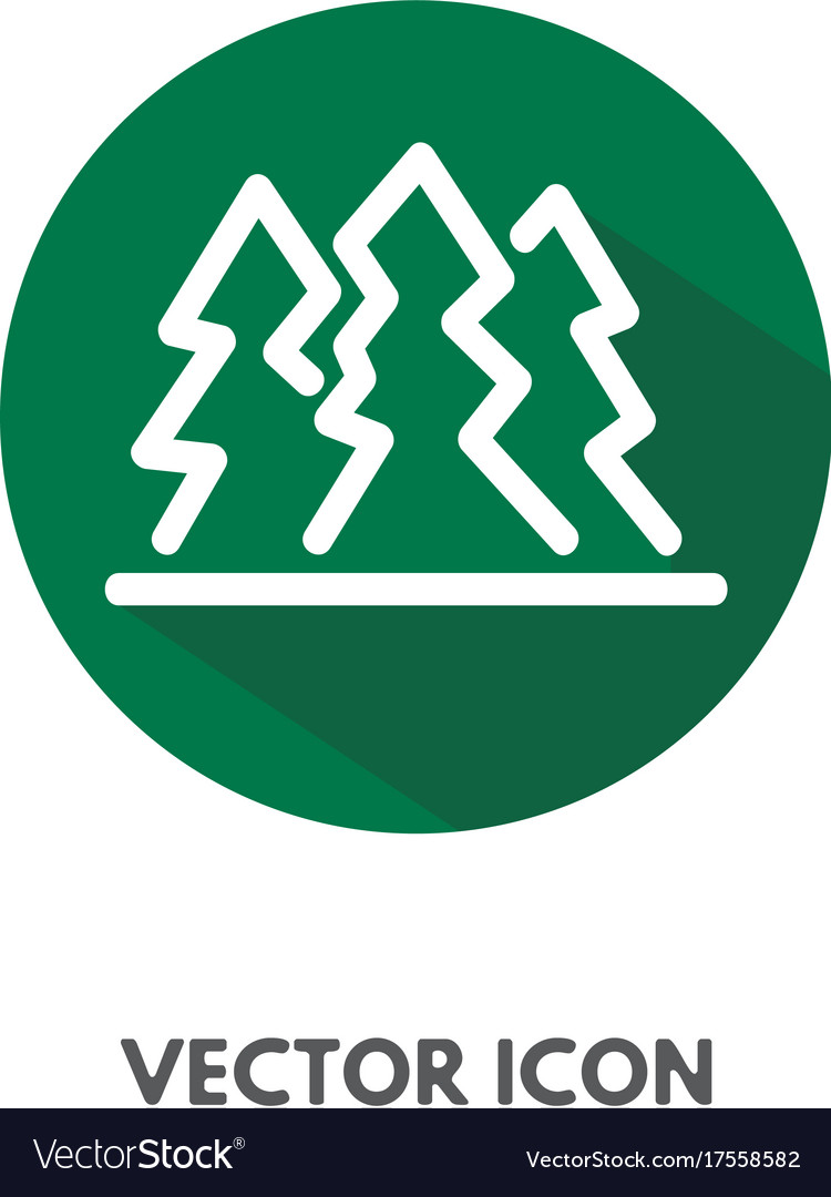 Pine tree icon Royalty Free Vector Image - VectorStock