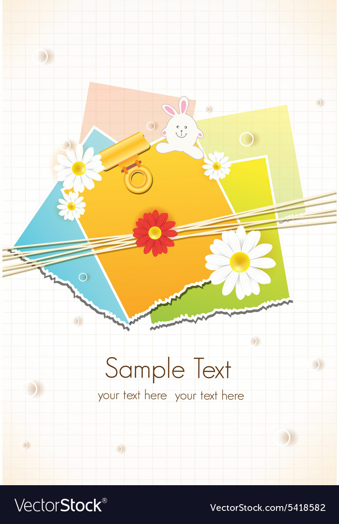 Scrapbook elements Royalty Free Vector Image - VectorStock
