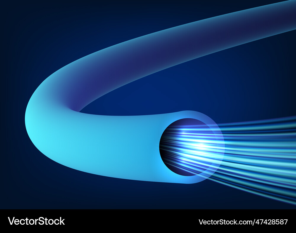 3d wire technology tubes use circular shapes Vector Image