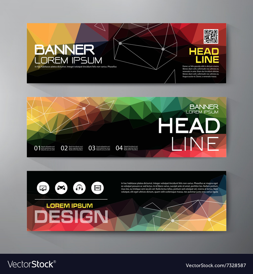 Banner template Royalty Free Vector Image - VectorStock