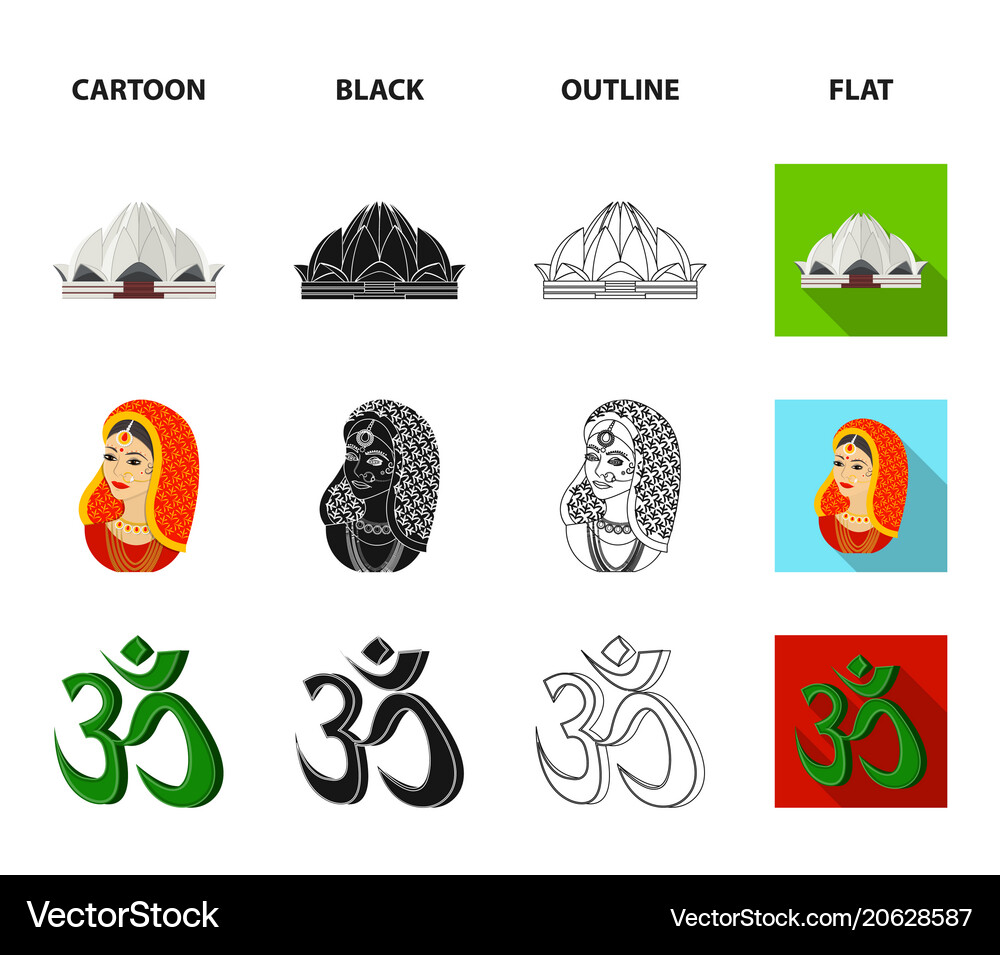 Country india icons Royalty Free Vector Image - VectorStock