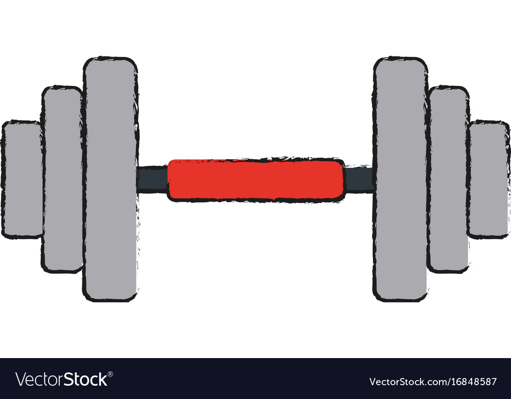 Dumbbell Royalty Free Vector Image - VectorStock