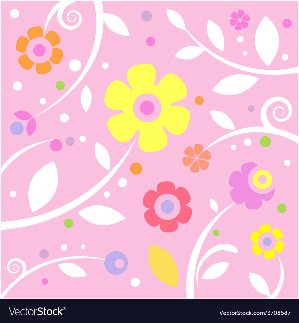 Sweet pink pattern Royalty Free Vector Image - VectorStock