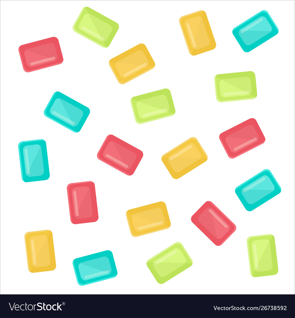 Assorted candy drops Royalty Free Vector Image