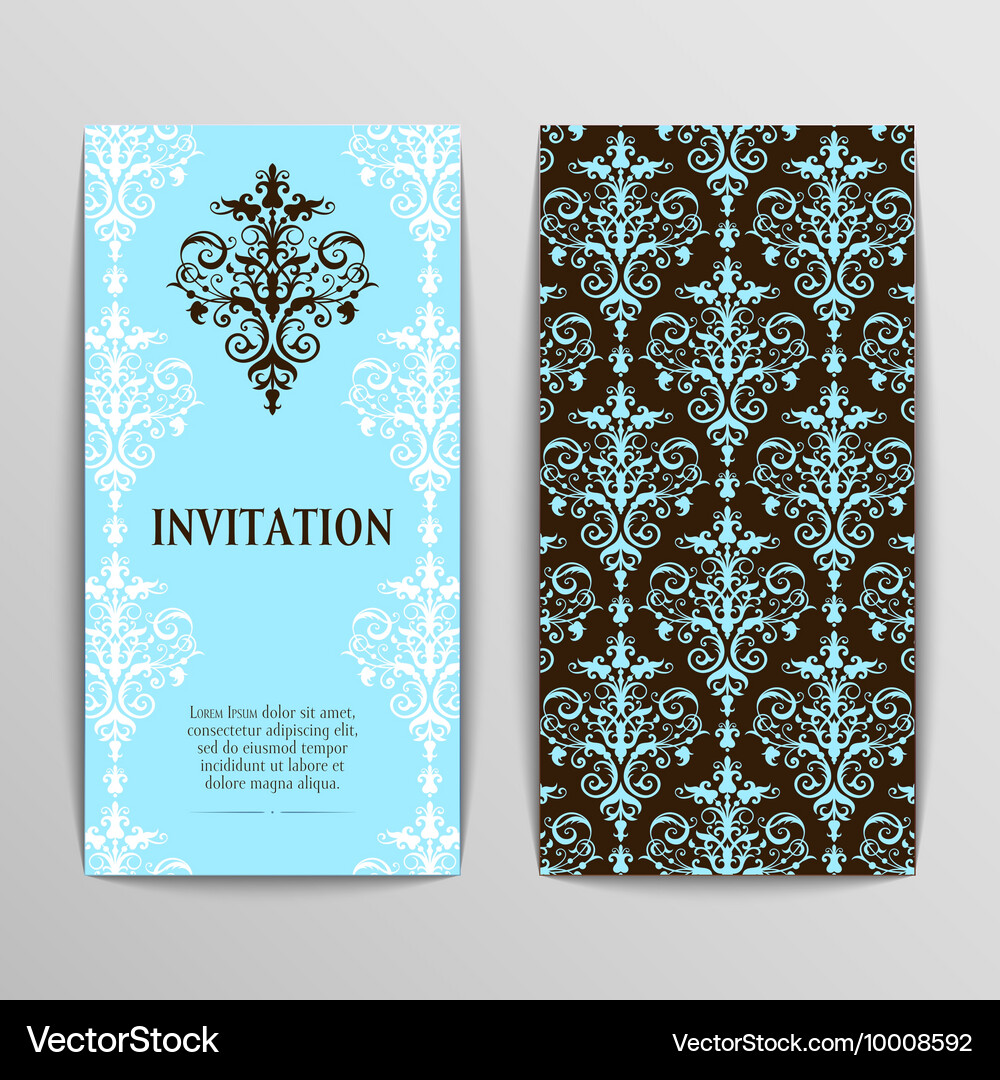 Set of greeting cards Royalty Free Vector Image