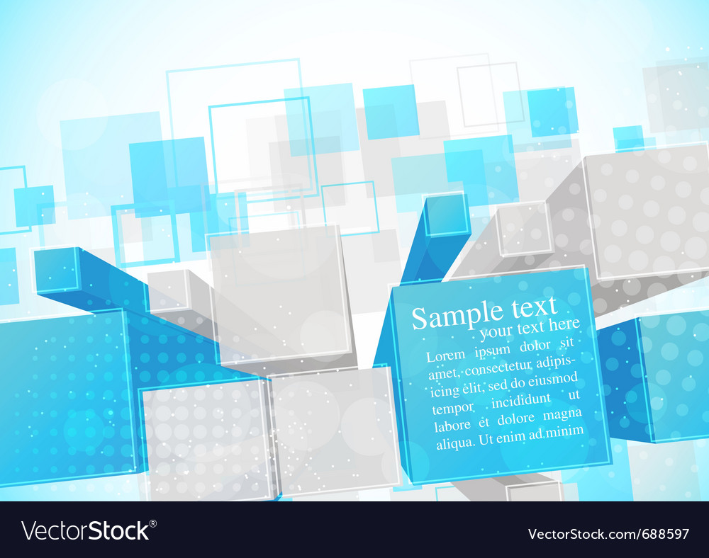 3d element Royalty Free Vector Image - VectorStock