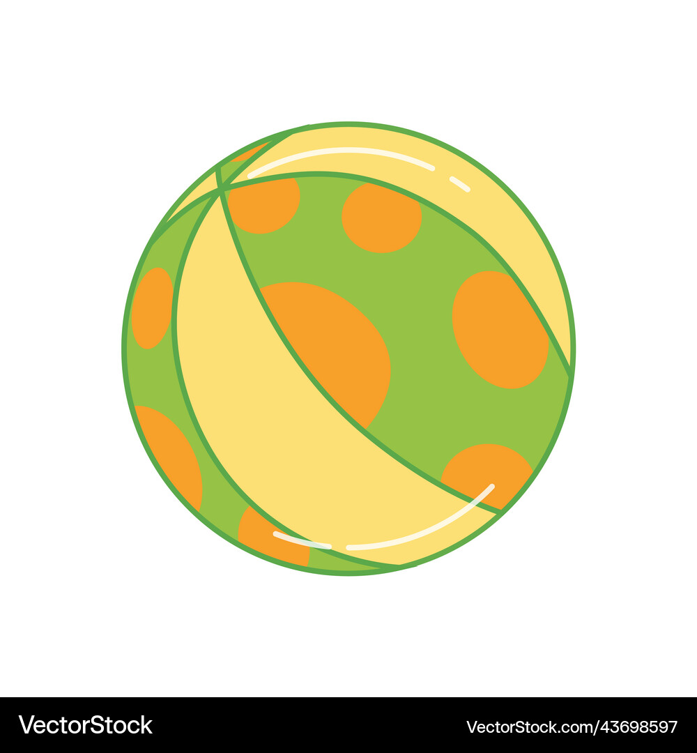Children toy inflatable ball kid development Vector Image