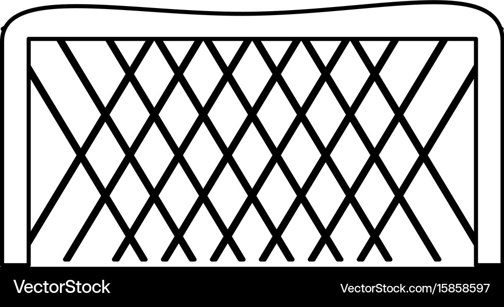 Ice hockey goal Royalty Free Vector Image - VectorStock