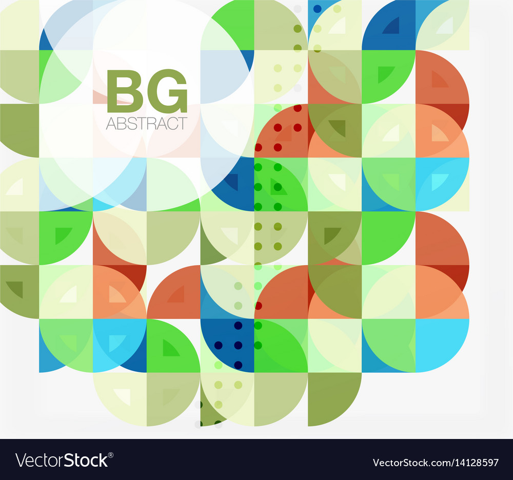 Minimalistic circle composition background Vector Image