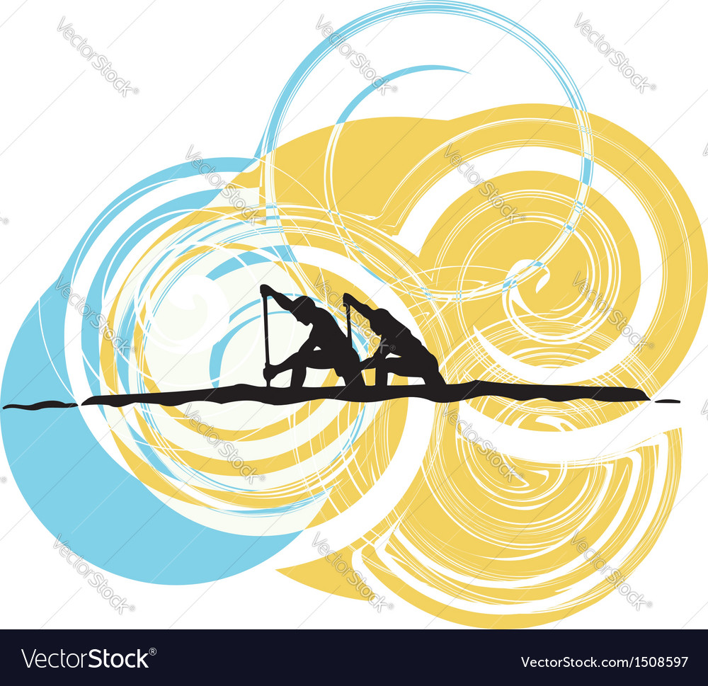 Rowing Royalty Free Vector Image - VectorStock