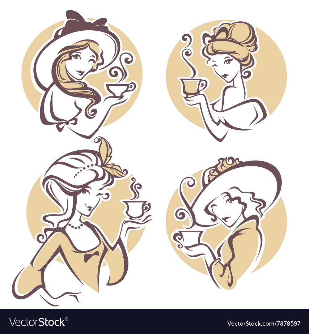Tea time Royalty Free Vector Image - VectorStock