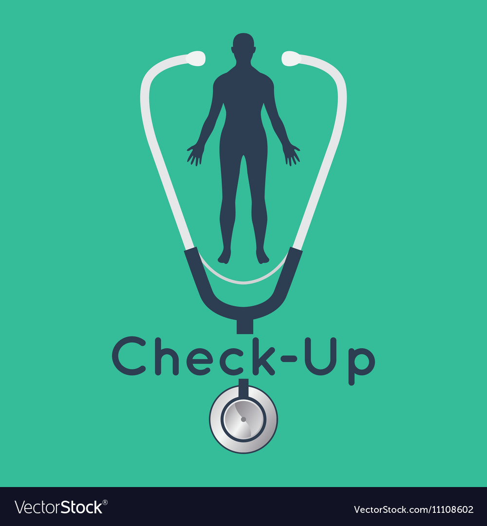 Check up poster Royalty Free Vector Image - VectorStock