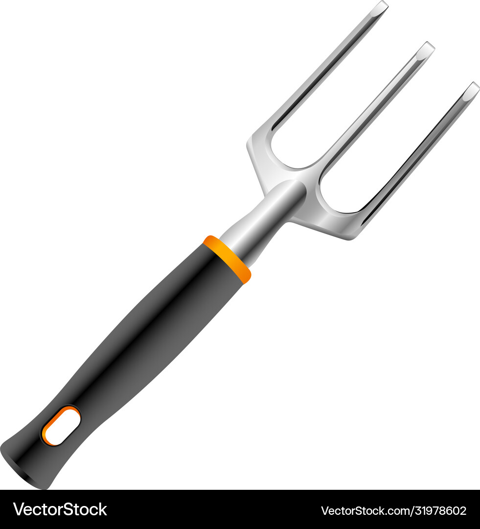 Garden cultivator quality 3d mockup Royalty Free Vector