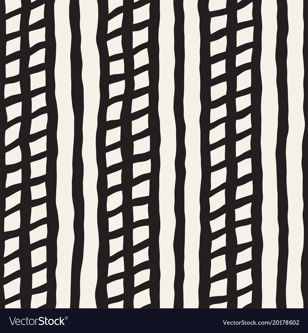 Hand drawn style seamless pattern abstract Vector Image