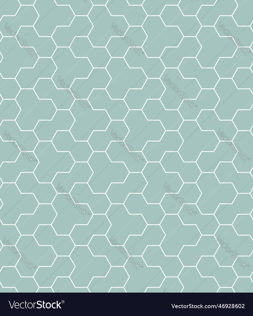 Seamless abstract pattern with hexagonal Vector Image