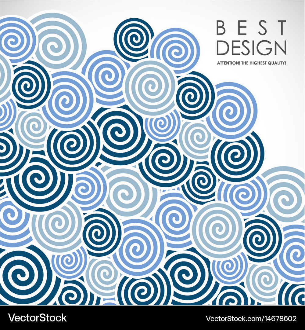 Spiral abstract background Royalty Free Vector Image
