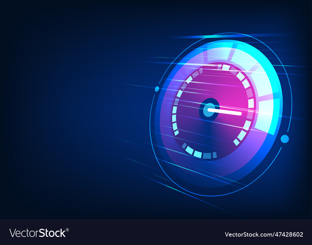 Technology acceleration screen its Royalty Free Vector Image