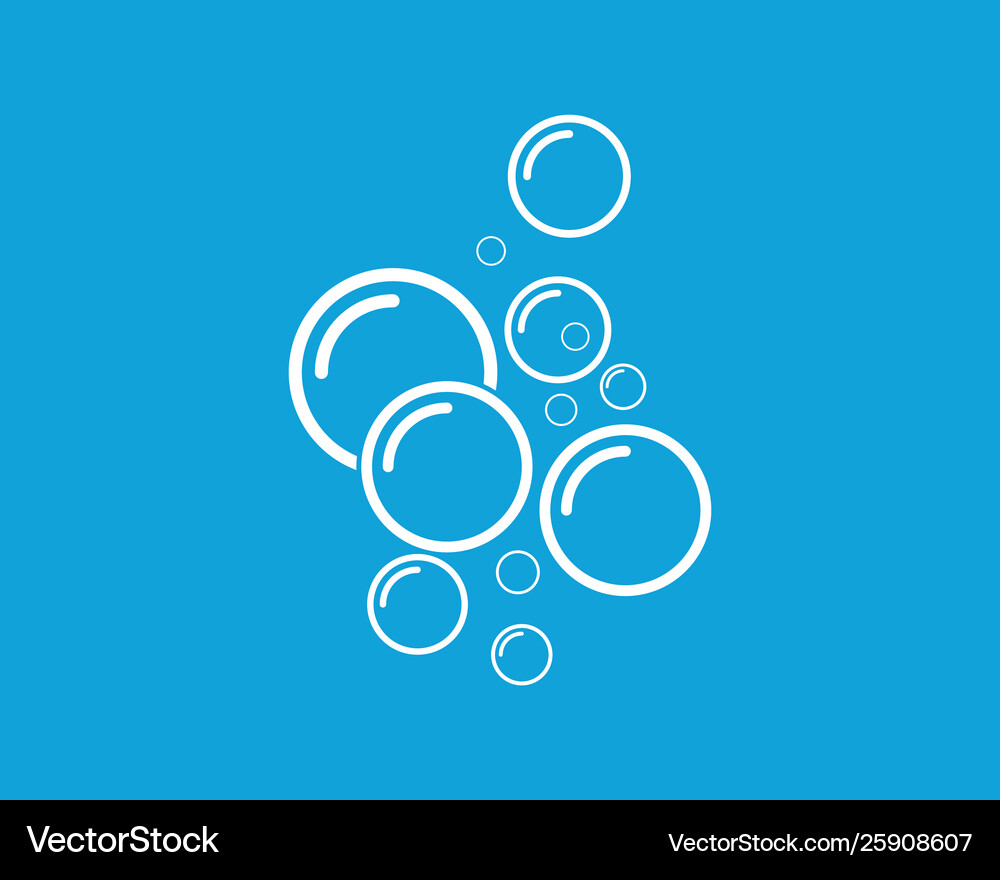 Bubble water Royalty Free Vector Image - VectorStock