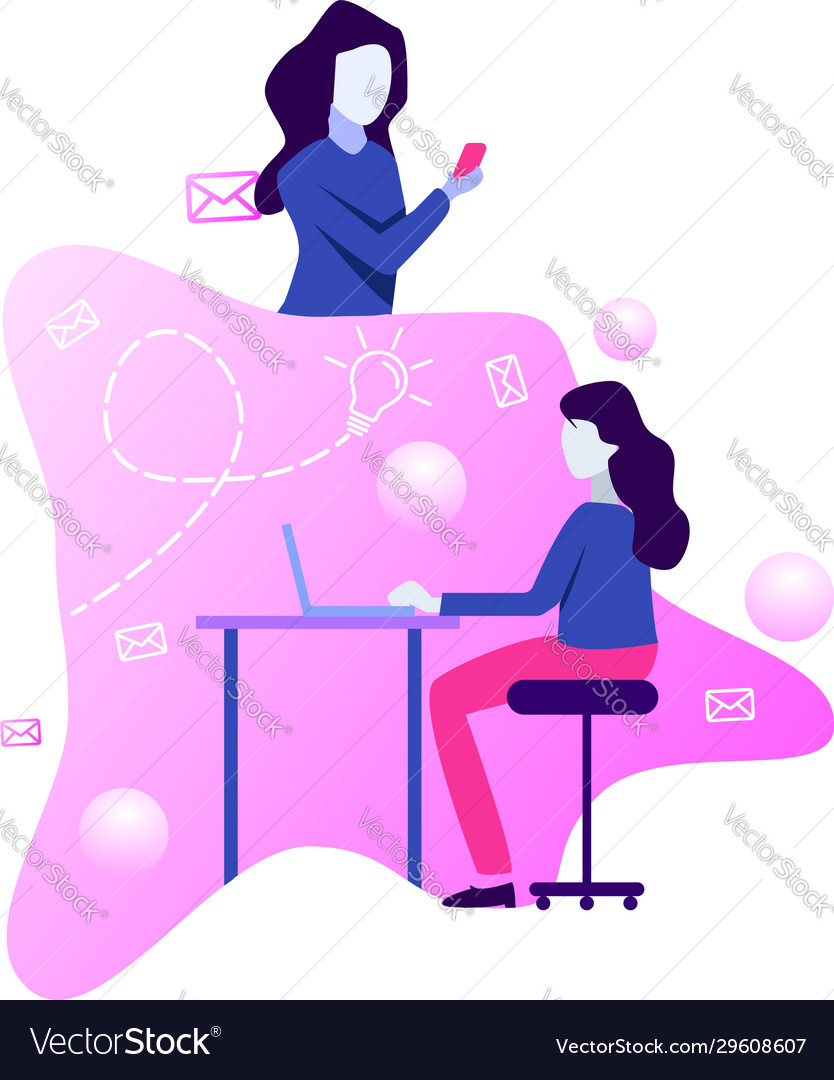 Concept email marketing Royalty Free Vector Image Concept email marketing Royalty Free Vector Image