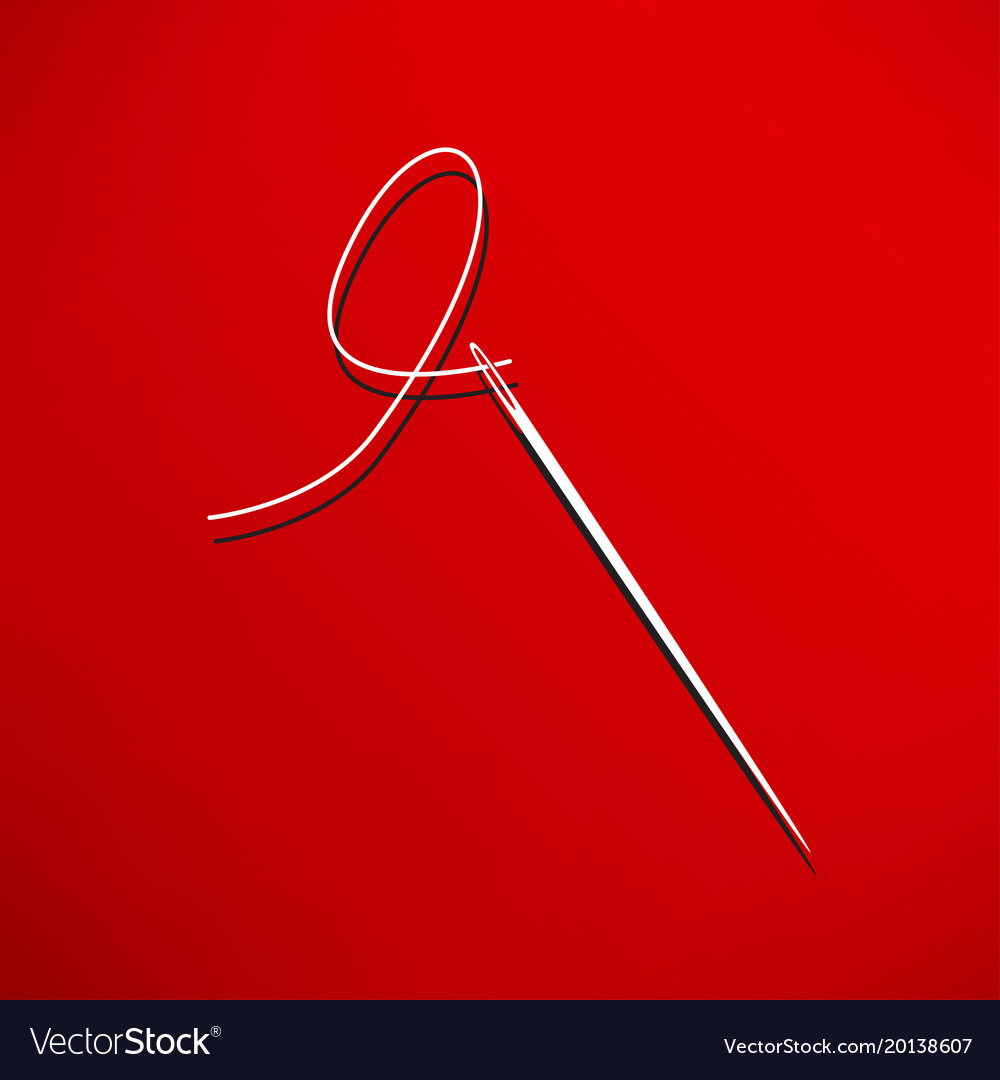Needle Royalty Free Vector Image - VectorStock