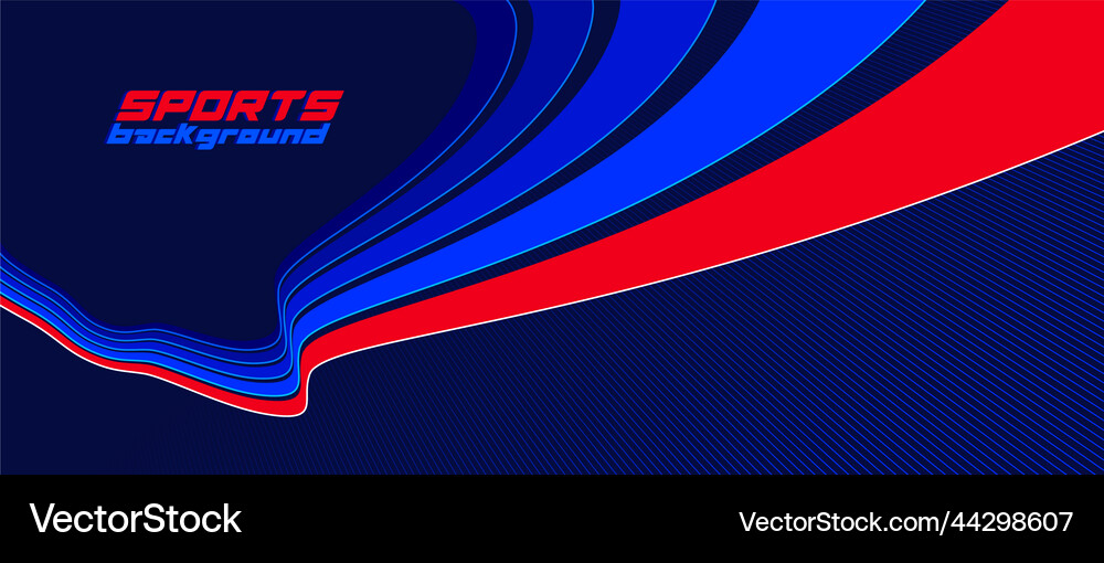 Sports abstract background 3d dimensional design Vector Image