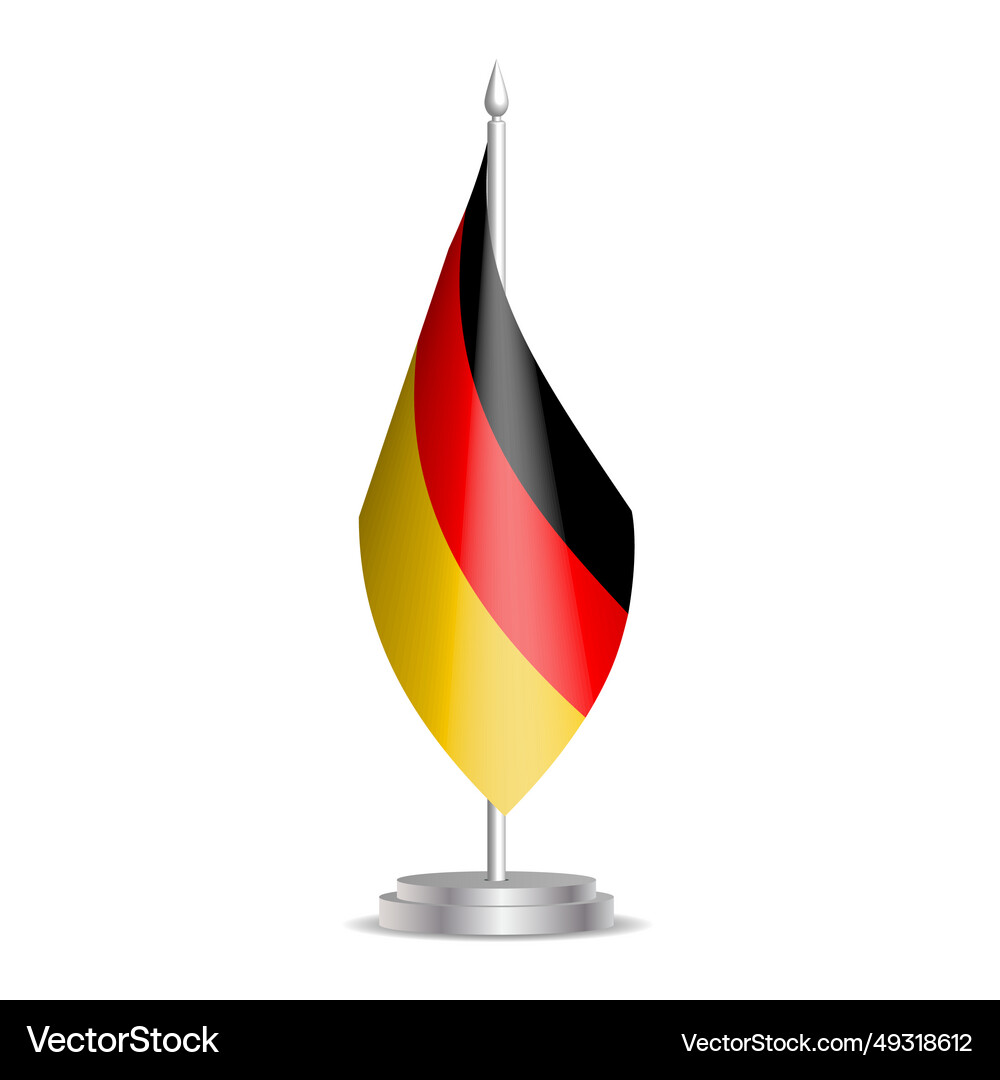 Desktop presentation flag of germany Royalty Free Vector