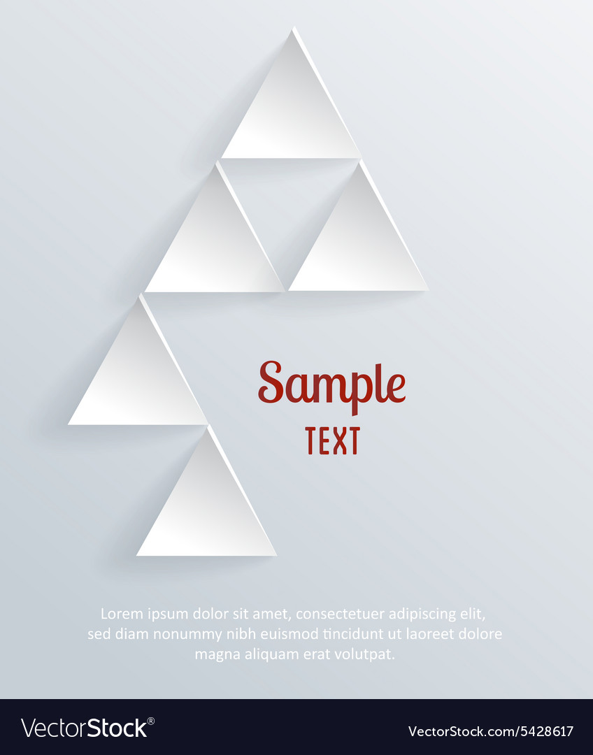 3d abstract Royalty Free Vector Image - VectorStock