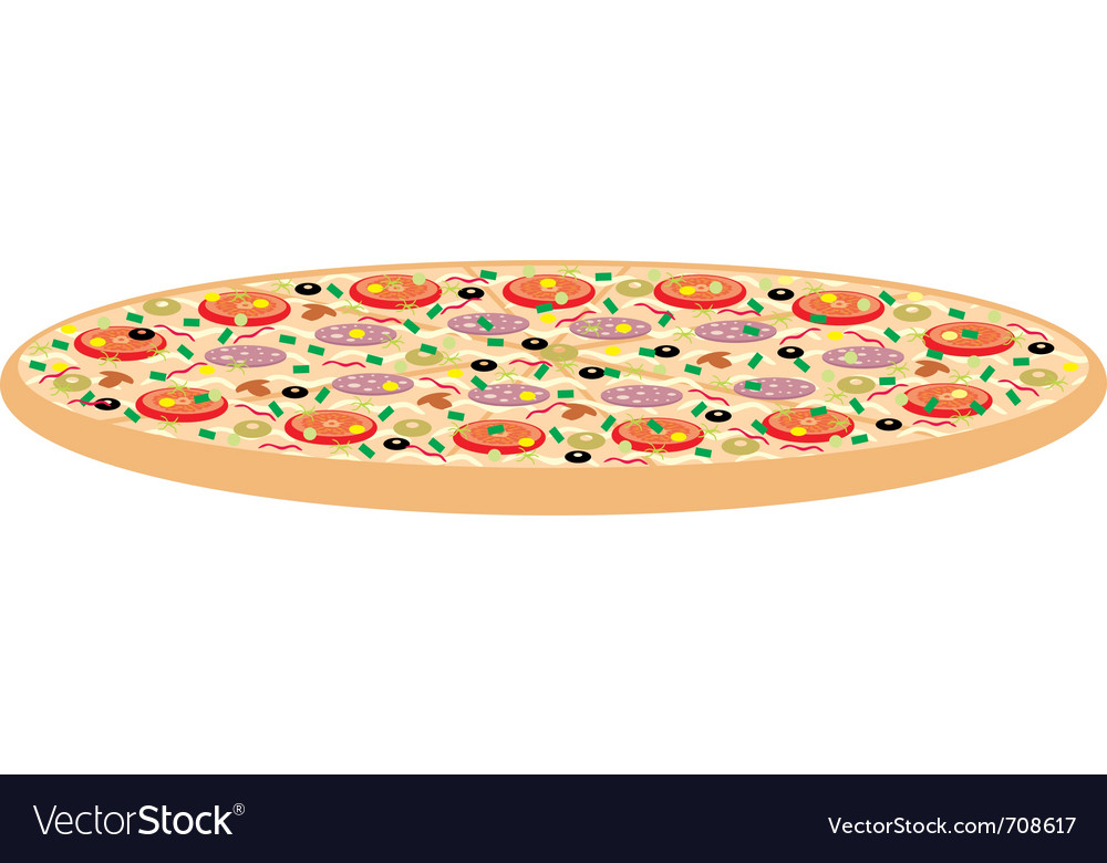 Pizza Royalty Free Vector Image - VectorStock