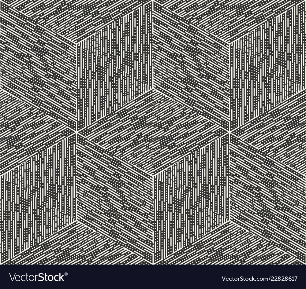 Seamless lines pattern modern stylish triangle Vector Image