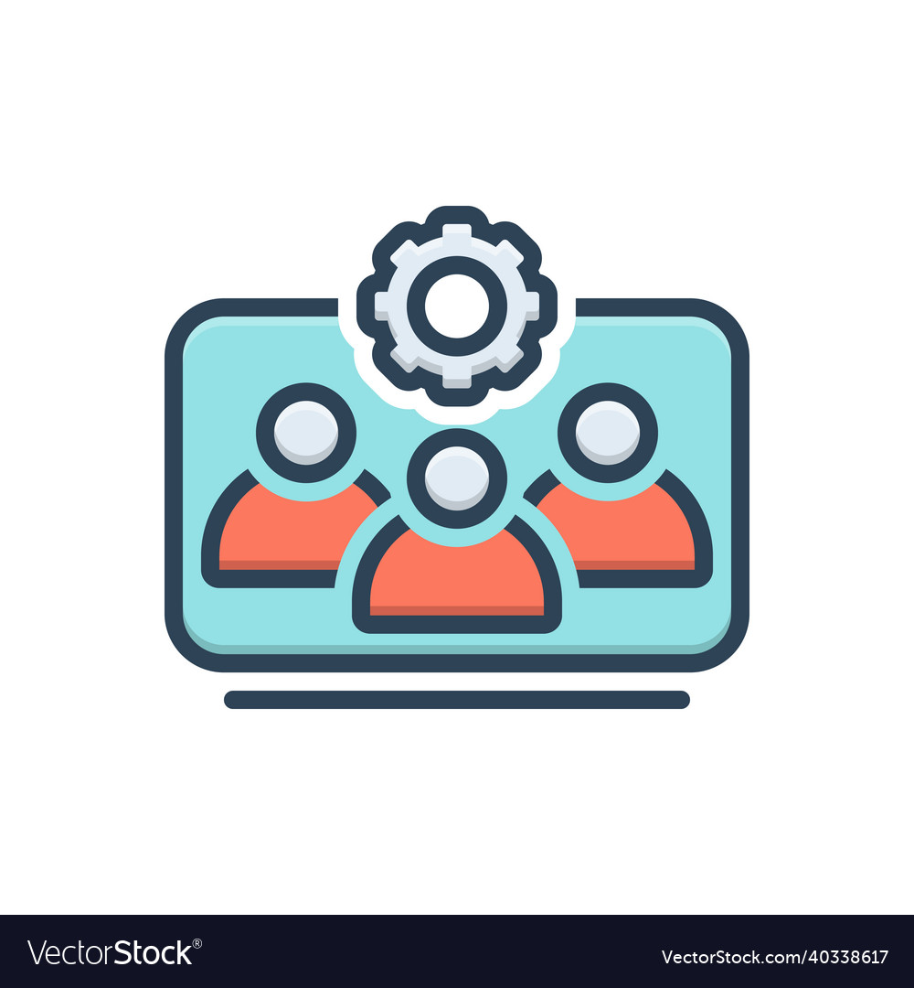 Team working Royalty Free Vector Image - VectorStock