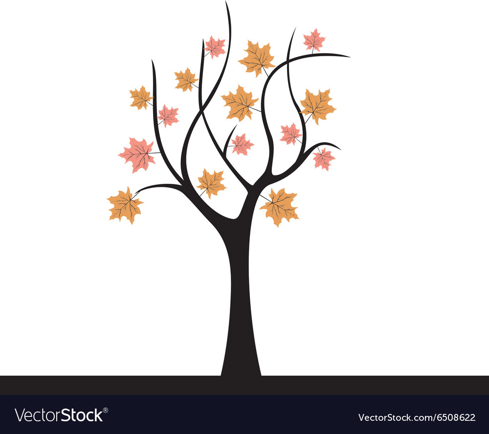 Abstract cute tree Royalty Free Vector Image - VectorStock