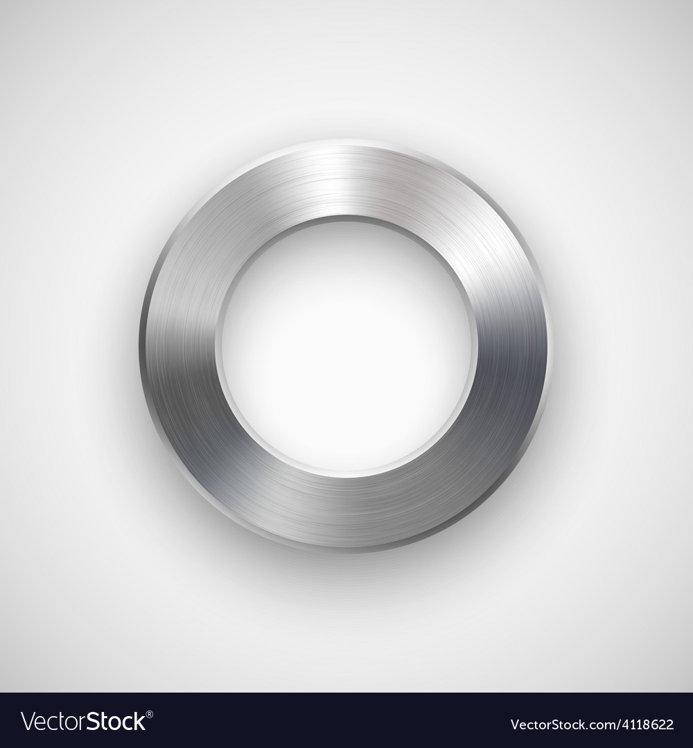 Abstract Donut Button Template Royalty Free Vector Image