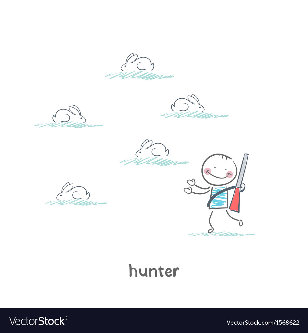 Hunter Royalty Free Vector Image - VectorStock