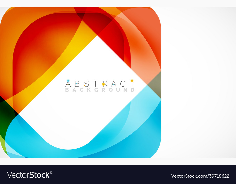 Minimal background abstract square shape Vector Image
