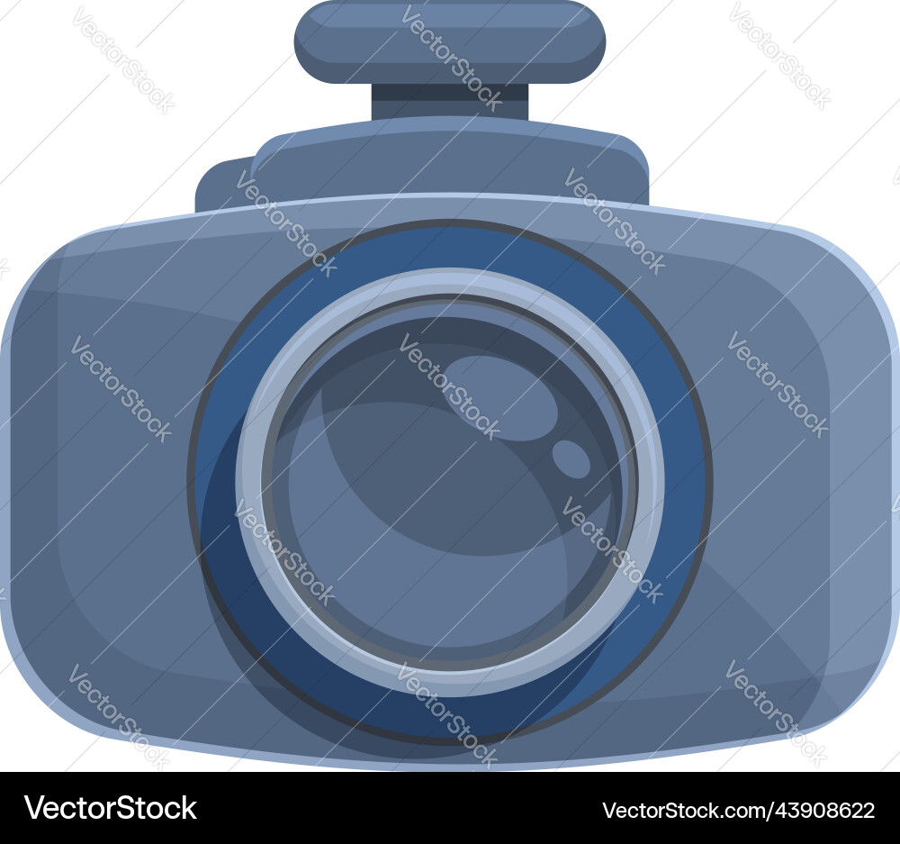 Record dash cam icon cartoon video recorder Vector Image