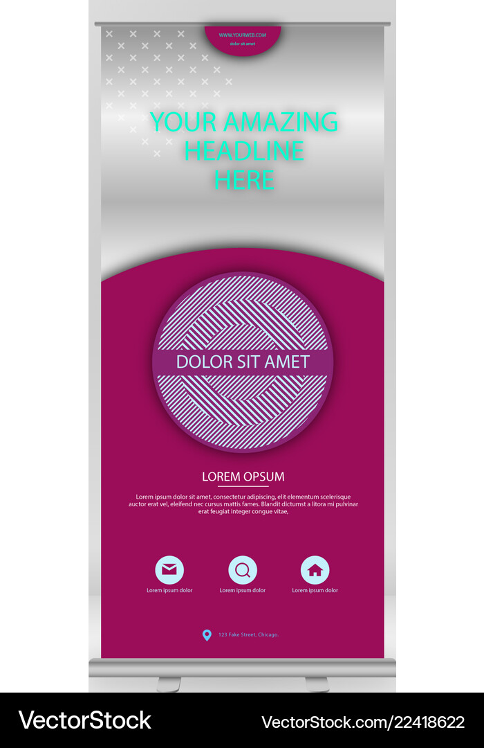 Roll up announcement Royalty Free Vector Image