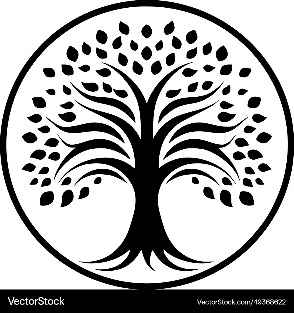 Tree - high quality logo ideal for t-shirt Vector Image