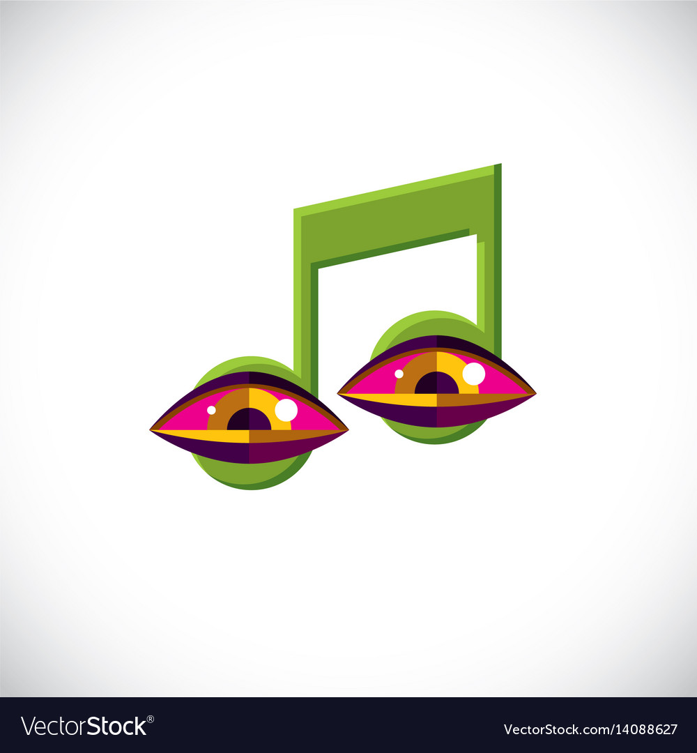 Art musical note created Royalty Free Vector Image