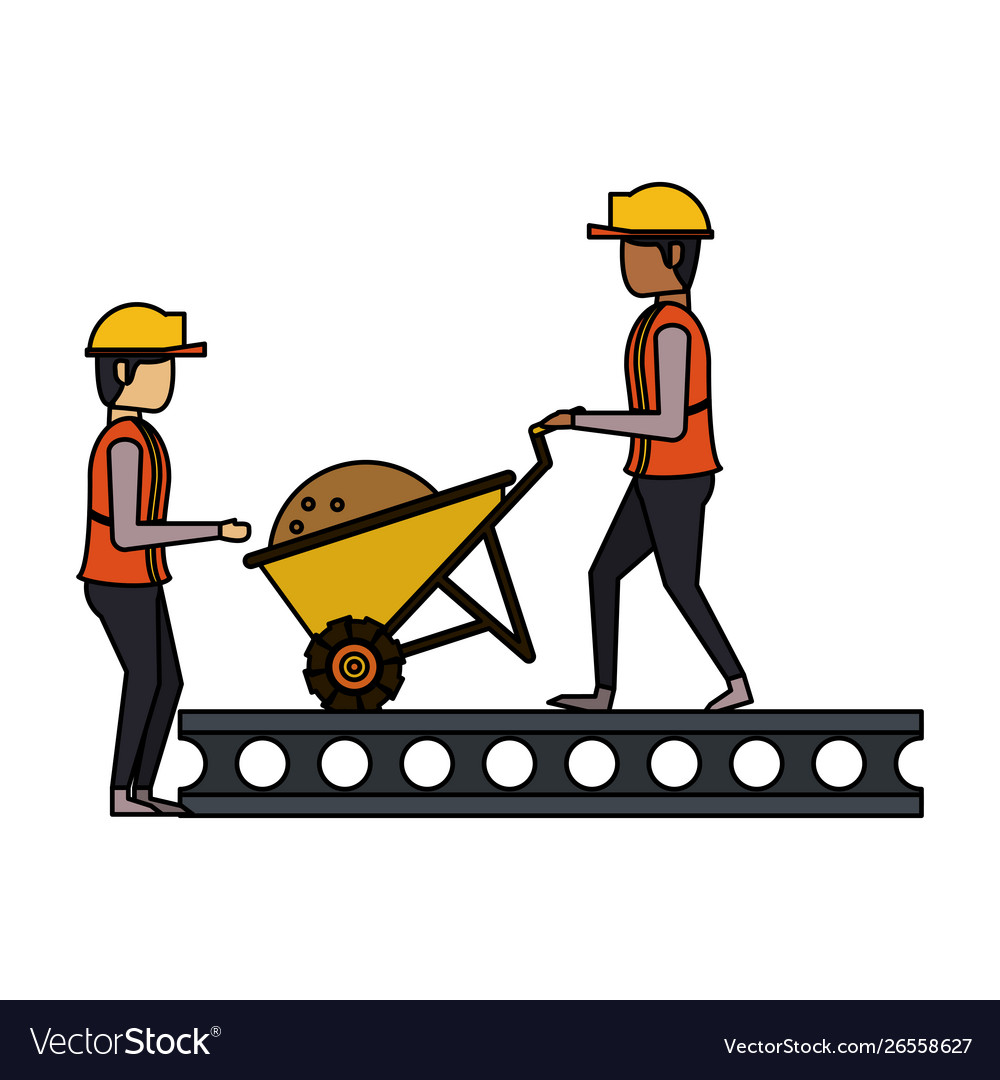Construction architectural engineering work Vector Image